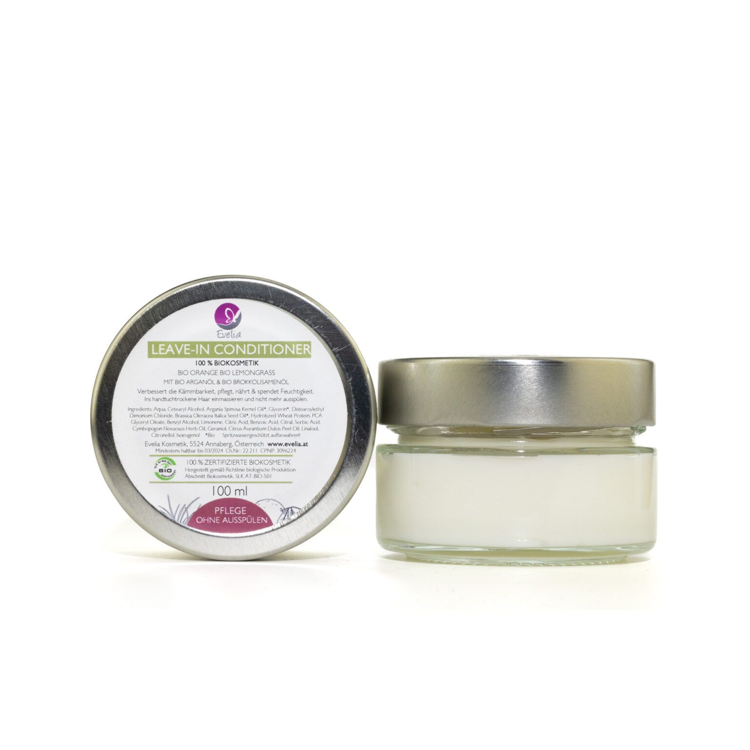 Leave-in Conditioner Orange Lemongrass Bio - Evelia Kosmetik